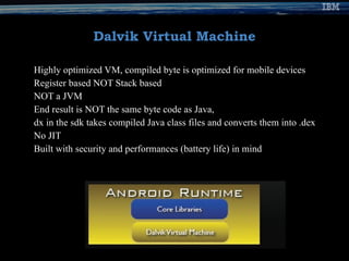 Android Anatomy | PPT | Operating Systems | Computer Software and ...