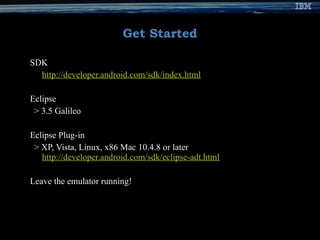 Android Anatomy | PPT | Operating Systems | Computer Software and Applications