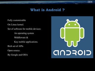 Android Anatomy | PPT | Operating Systems | Computer Software and ...