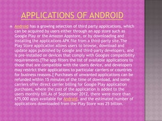 Android and android phones | PPT