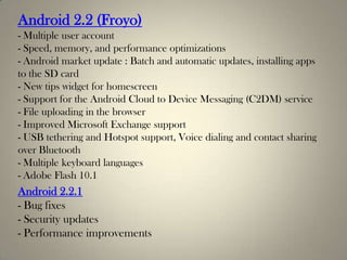 Android and android phones | PPT
