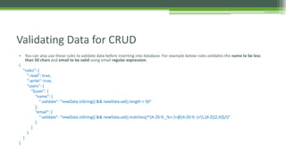 Android and firebase database | PPTX