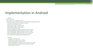 Android and firebase database | PPTX