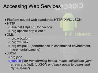 Android and web services | PDF
