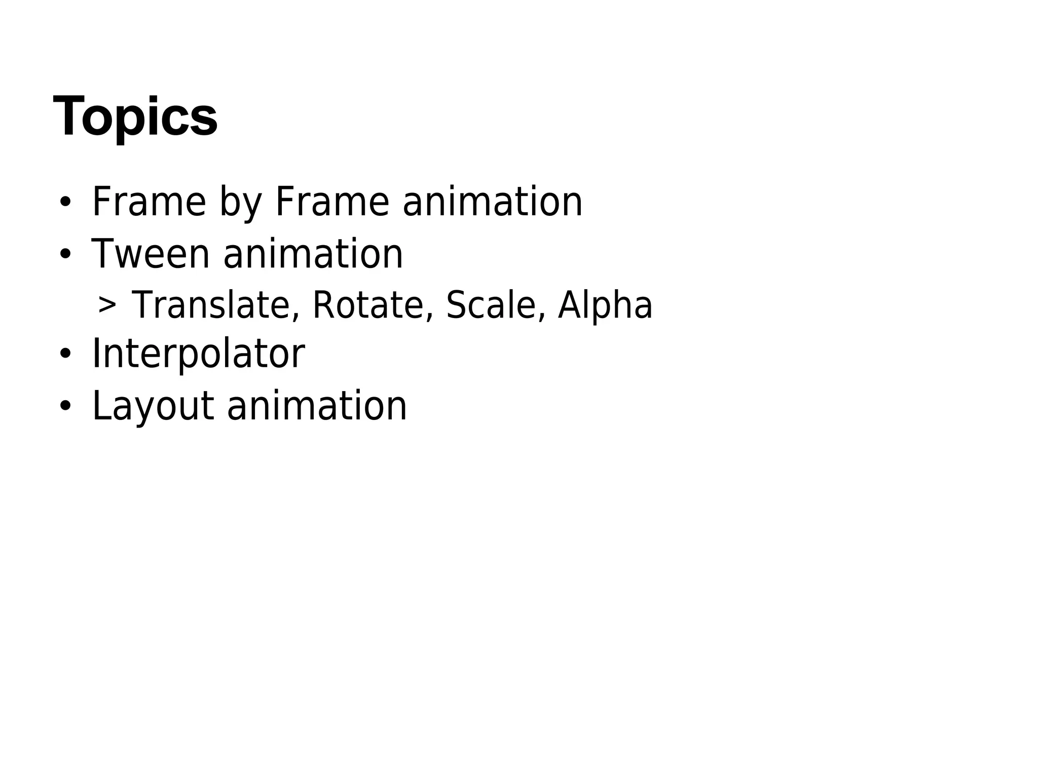 Android animation | PDF