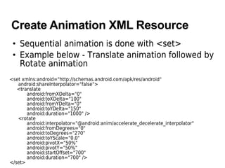 Android animation | PDF