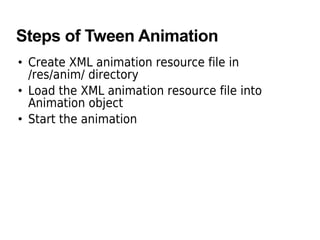 Android animation | PDF