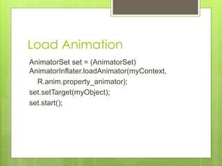 Android Training (Animation) | PPT