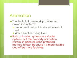 Android Training (Animation) | PPT
