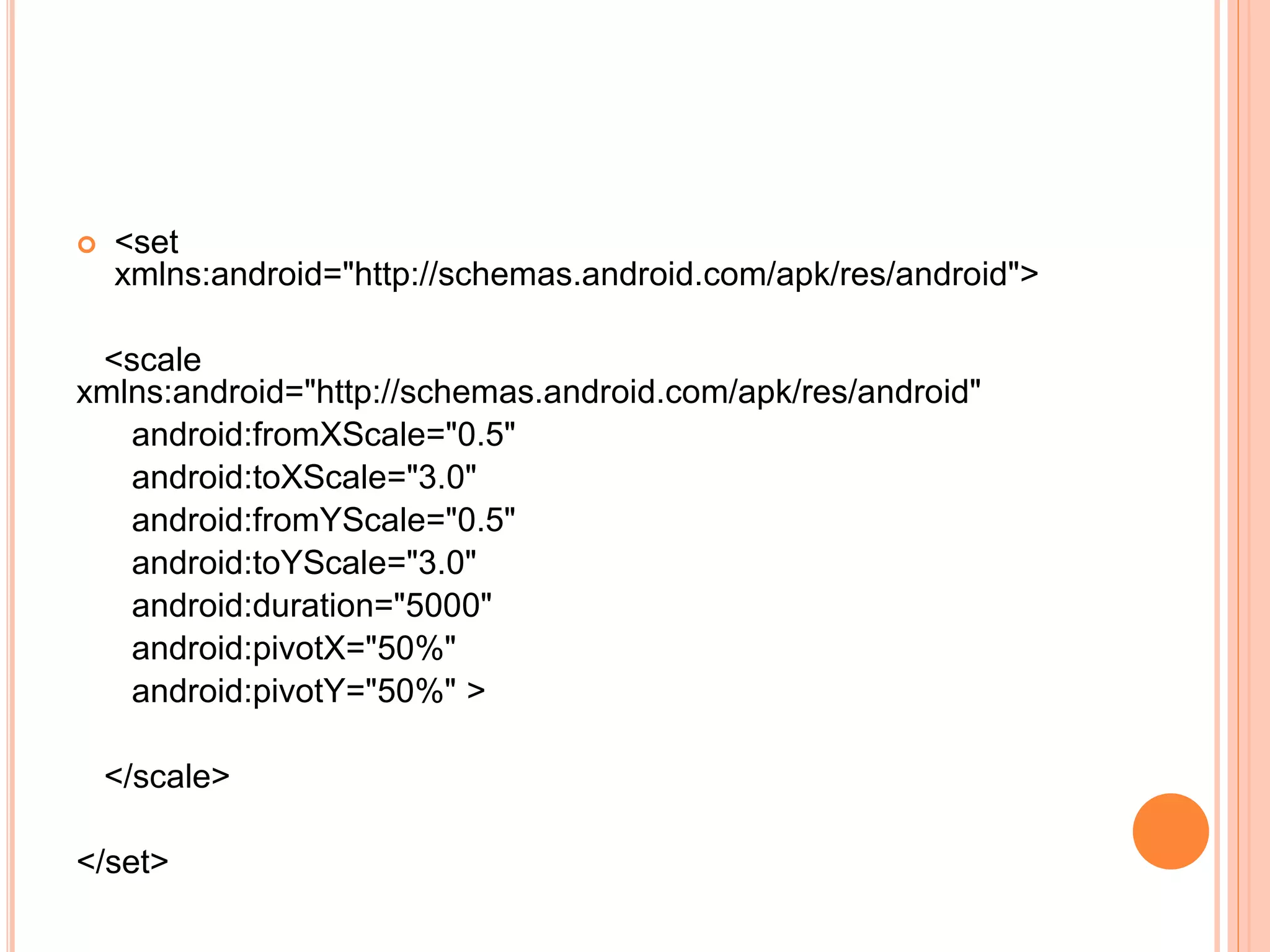 Android animations | PPT