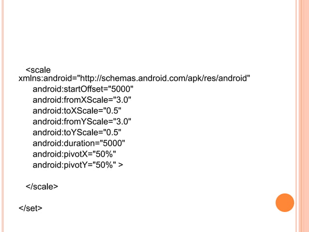 Android animations | PPT