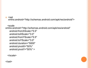 Android animations | PPT