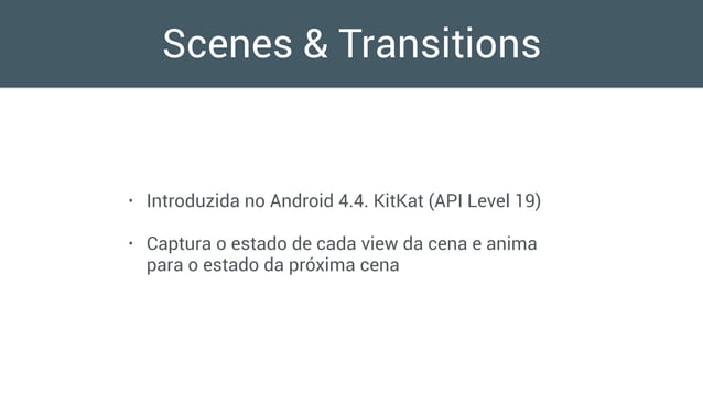 The world of Android Animations | PPT