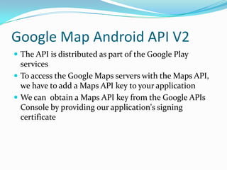 Android Application on Location sharing and message sender | PPTX