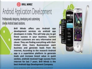 Android app design and development company | PPTX | Operating Systems | Computer Software and ...