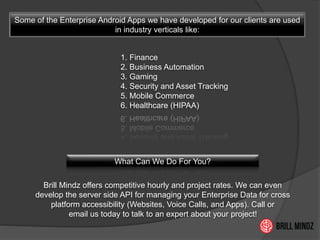 Android app design and development company | PPTX | Operating Systems | Computer Software and ...