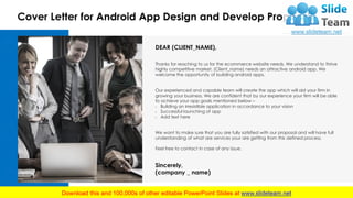 Android App Design And Develop Proposal PowerPoint Presentation Slides ...