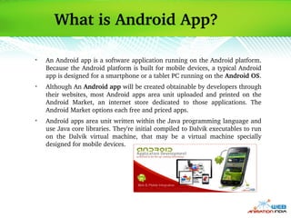 Custom Android App Development – Web Animation India | PPT