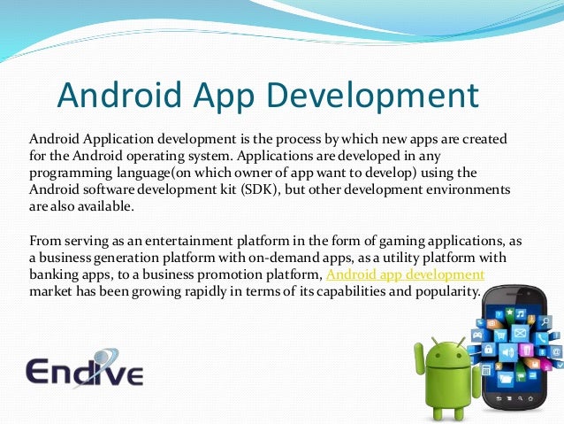 Learn More About- Android app development