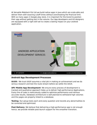 Android app development | PDF