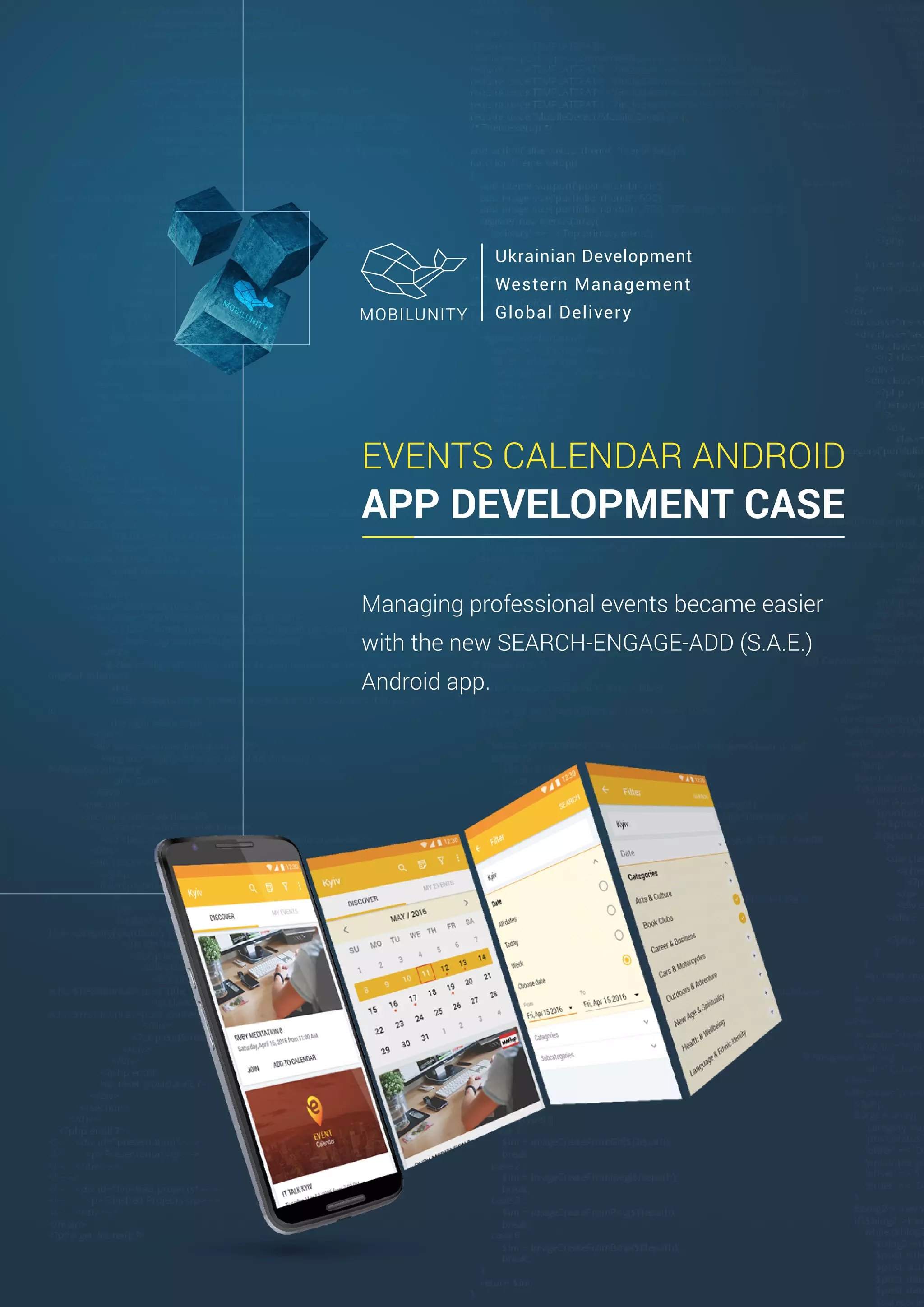 Event Calendar - Android App Development | PDF