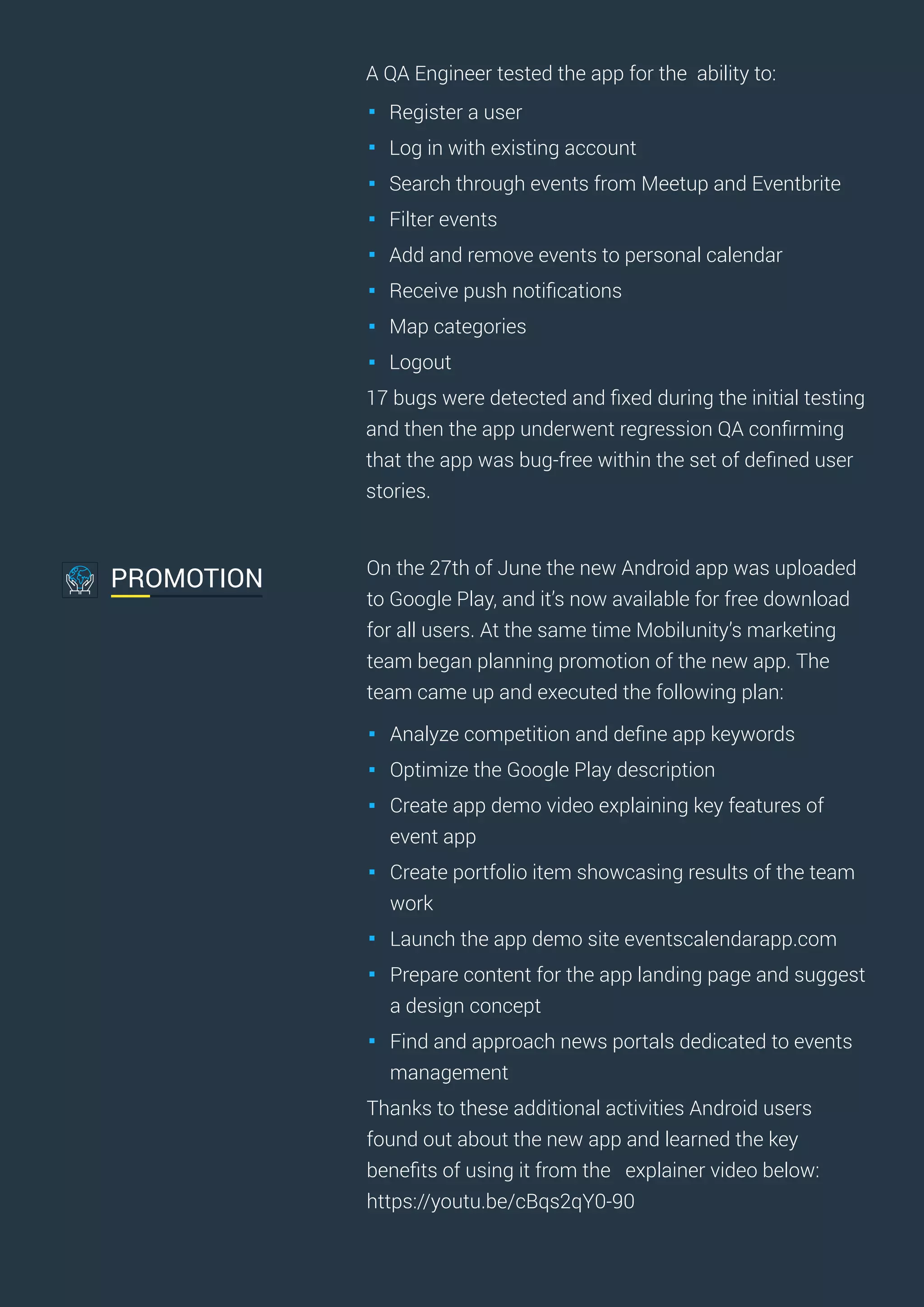 Event Calendar - Android App Development | PDF