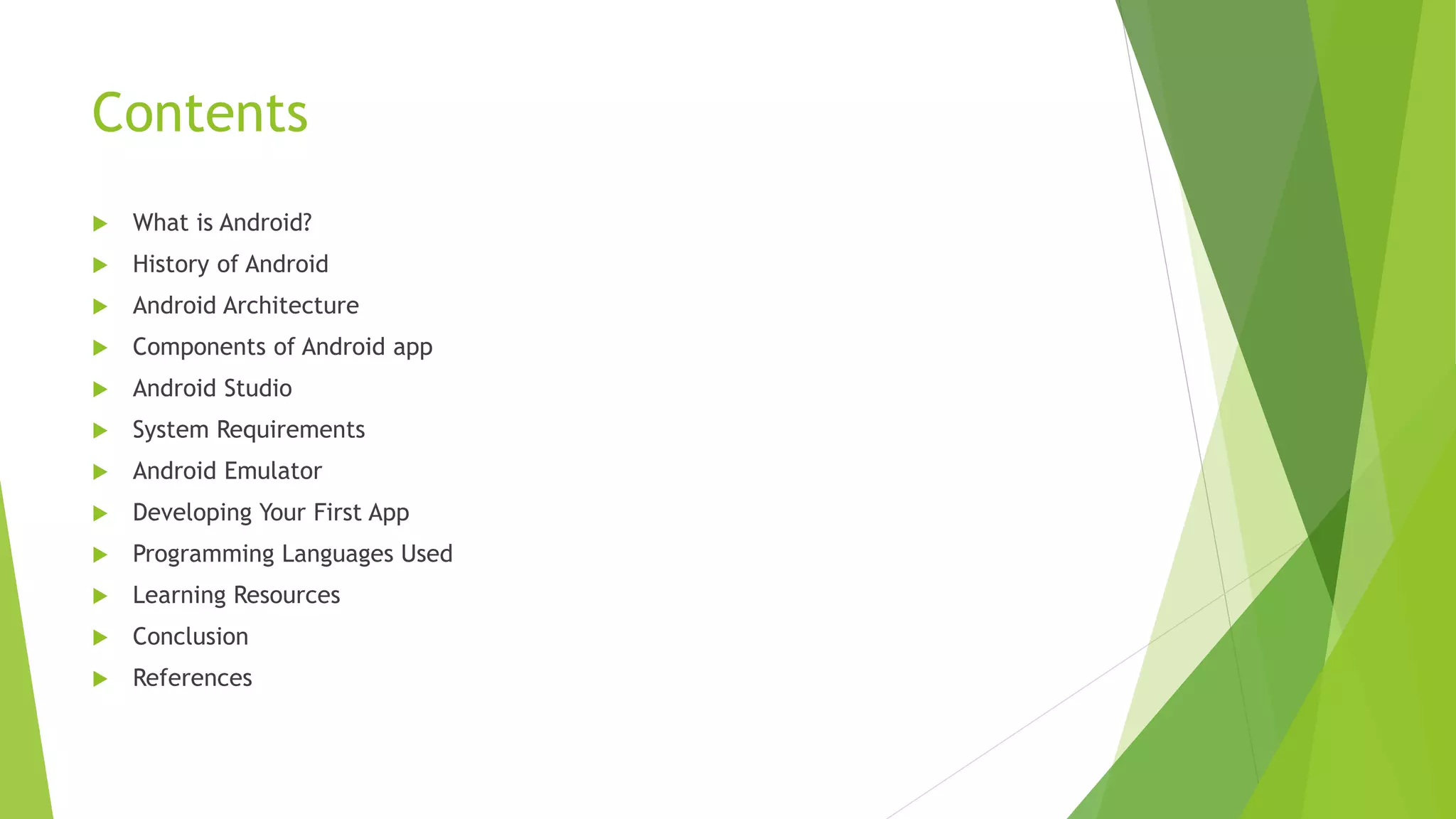 Android App Development Ppt Ppt