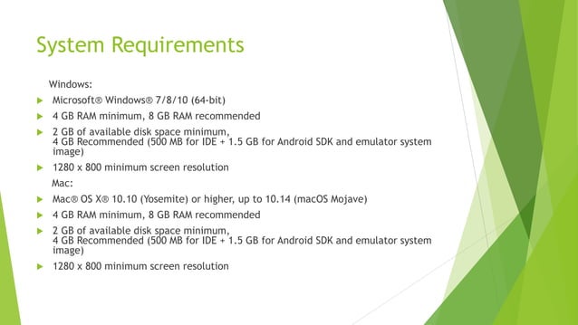 Android app development ppt | PPTX | Operating Systems | Computer Software and Applications
