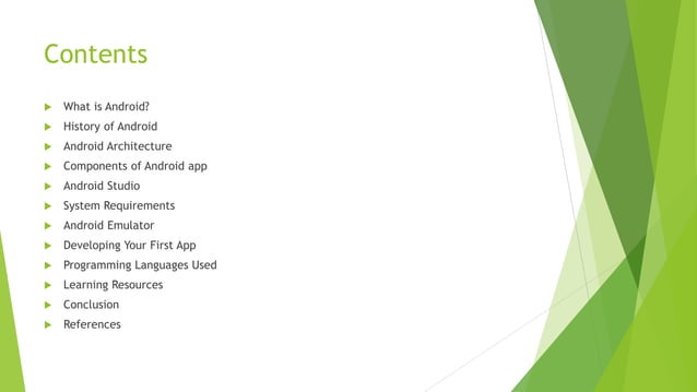 Android App Development Ppt Pptx Operating Systems Computer