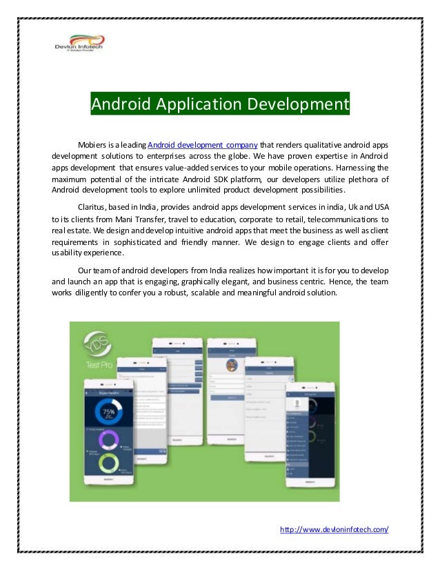 Android app development services