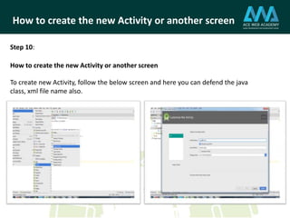 How to build your own Android App -Step by Step Guide | PPTX ...