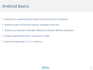 Android Applications Introduction | PPT