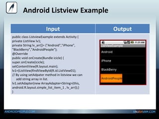 Android Application Development | PPT