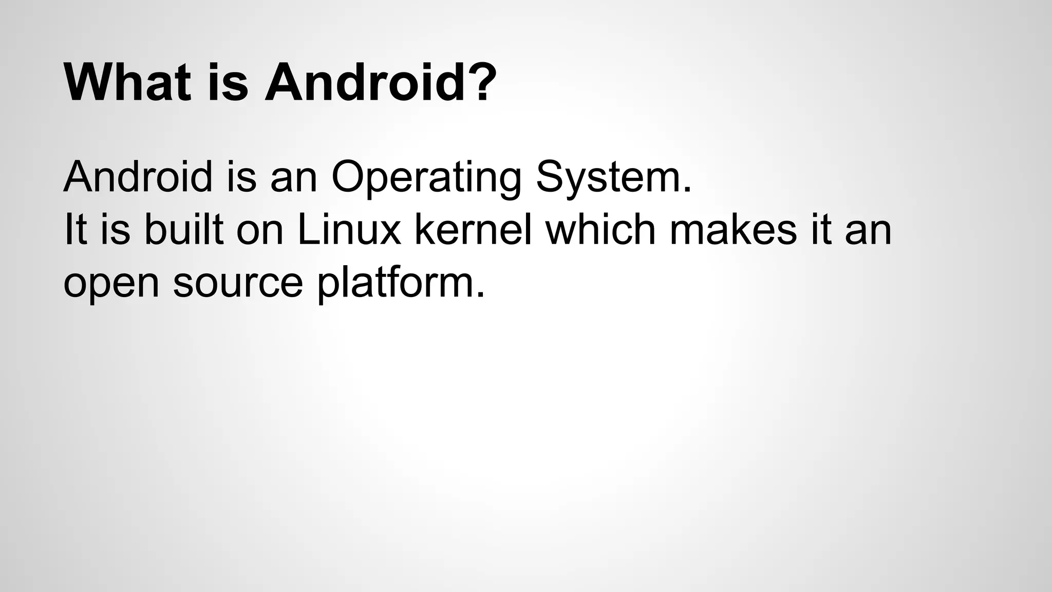 Android application development the basics (2) | PPTX