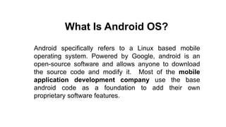 Android application development guide for beginners | PPTX