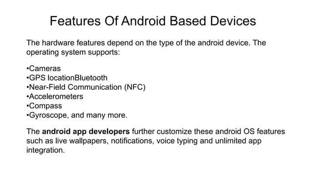 Android application development guide for beginners | PPTX