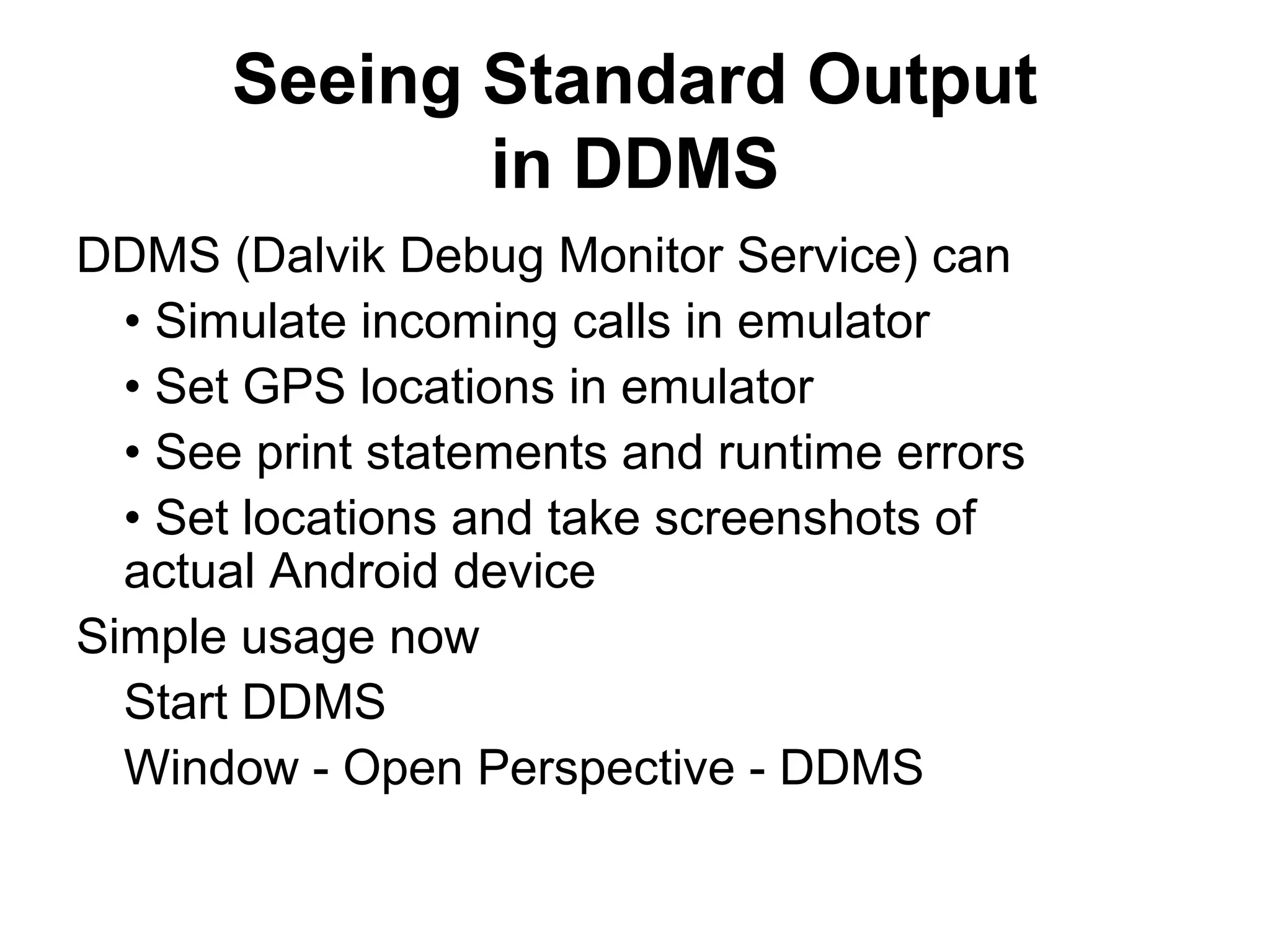 Android Application Development Using Java Ppt