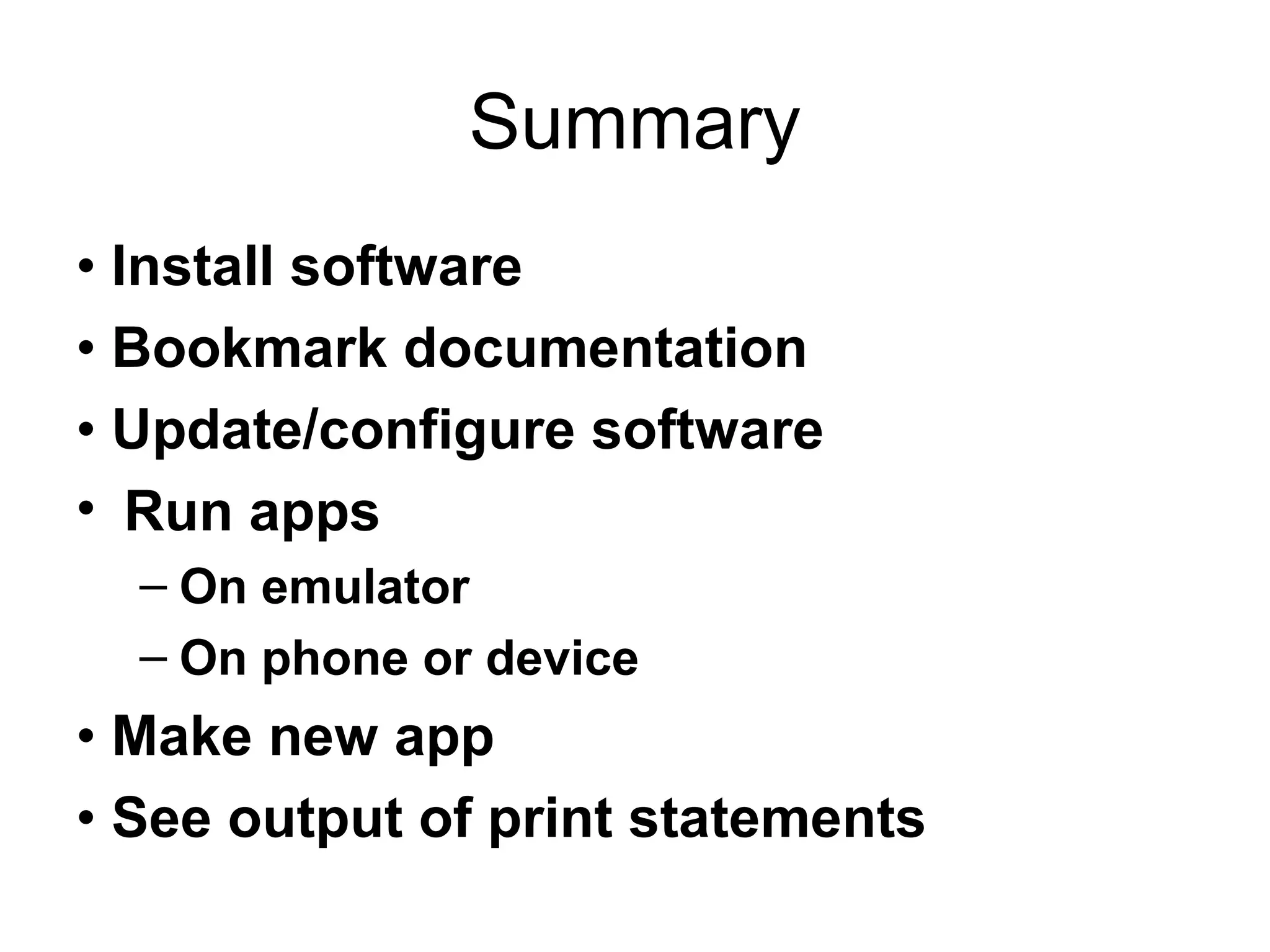 Android Application Development Using Java Ppt