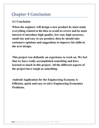 Android application for the engineering economy | PDF
