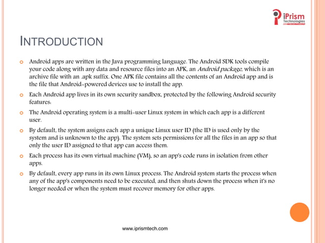Android Application Fundamentals Ppt