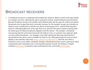 Android application fundamentals | PPTX