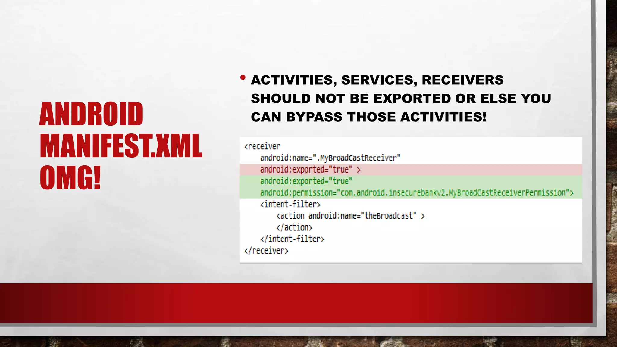 Android Application Penetration Testing Mohammed Adam Ppt