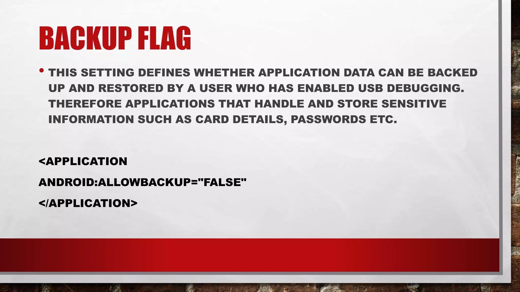 Android Application Penetration Testing Mohammed Adam Ppt