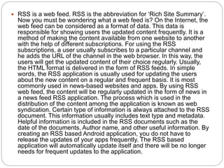 Android Application that makes use of RSS Feed.pptx