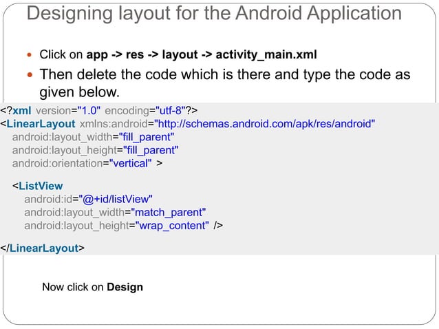 Android Application that makes use of RSS Feed.pptx | Web Development | Internet