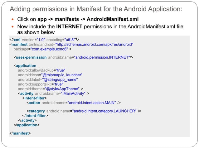 Android Application that makes use of RSS Feed.pptx | Web Development | Internet