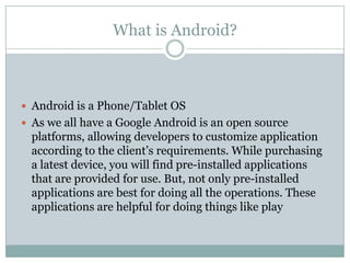 Android App Marketing | PPT