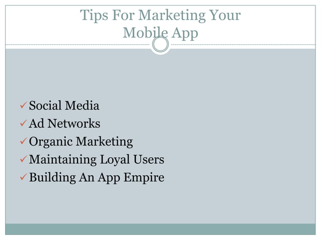 Android App Marketing | PPT