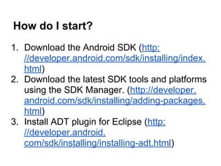 Android Apps Development | PPT