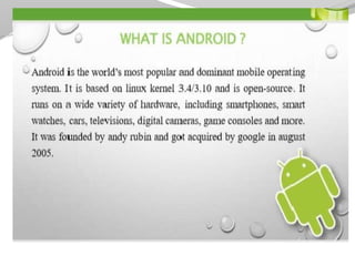 Android apps presentation | PPT